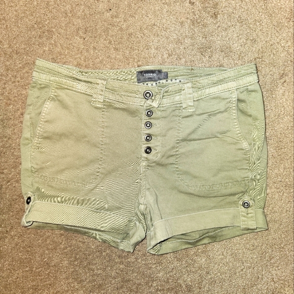 torrid | Shorts | Torrid Green Short Shorts | Poshmark